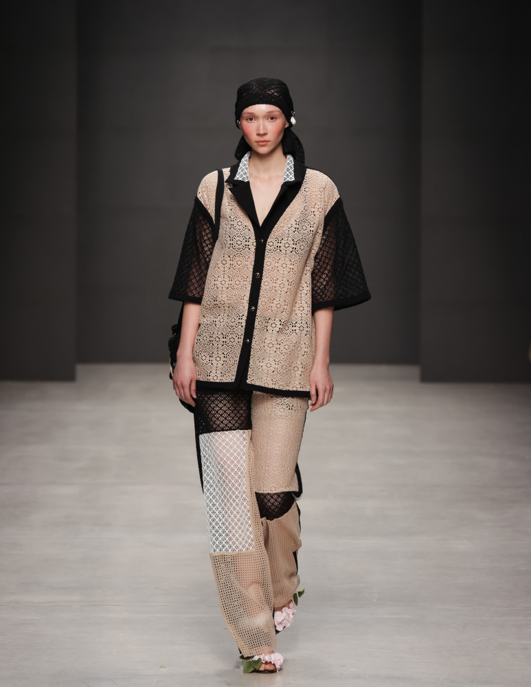 Брюки №2 Filet Lace - купить с доставкой по Москве и РФ | SOL Since 2013